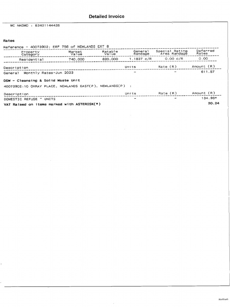 Proof of Residence - 202310101550 | PDF