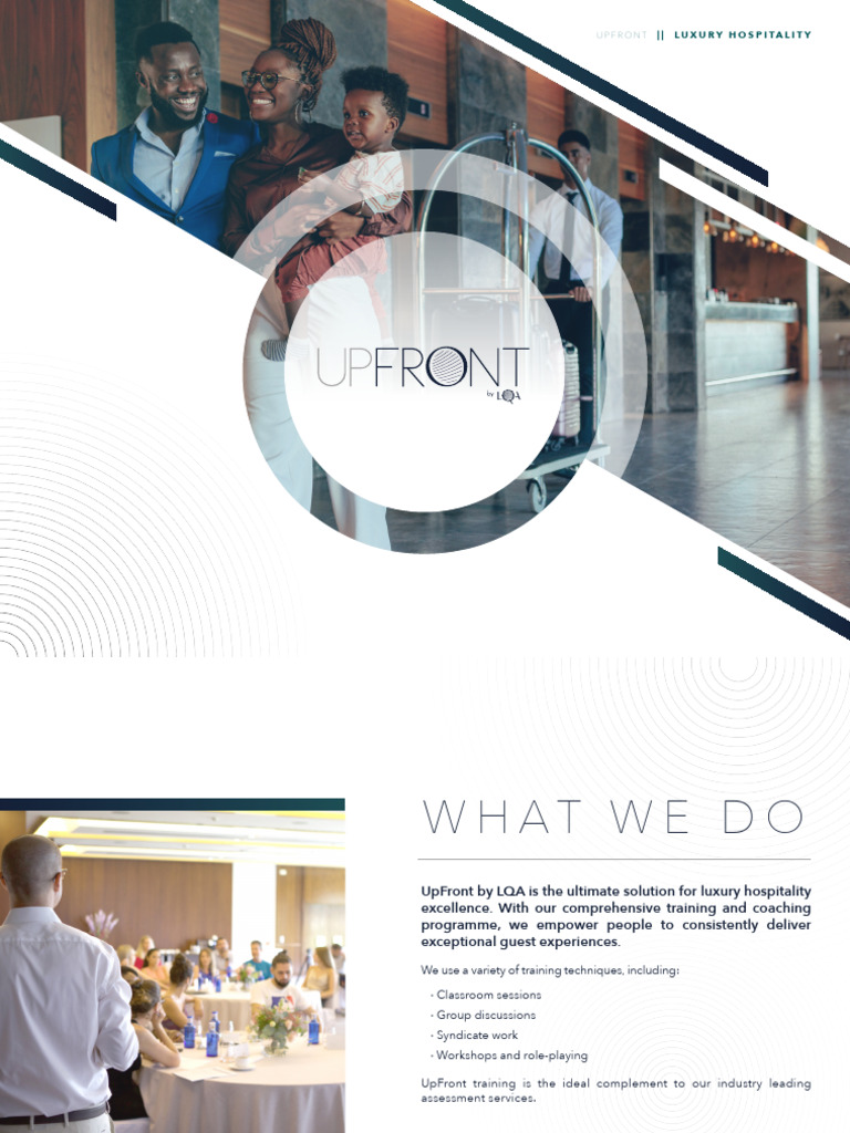 UpFront Training for Luxury Hospitality | PDF | Cognition | Behavior ...