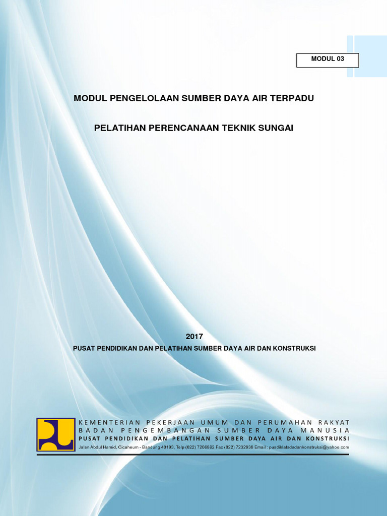 178cc 03. Modul 3 Pengelolaan Sumber Daya Air Terpadu | PDF