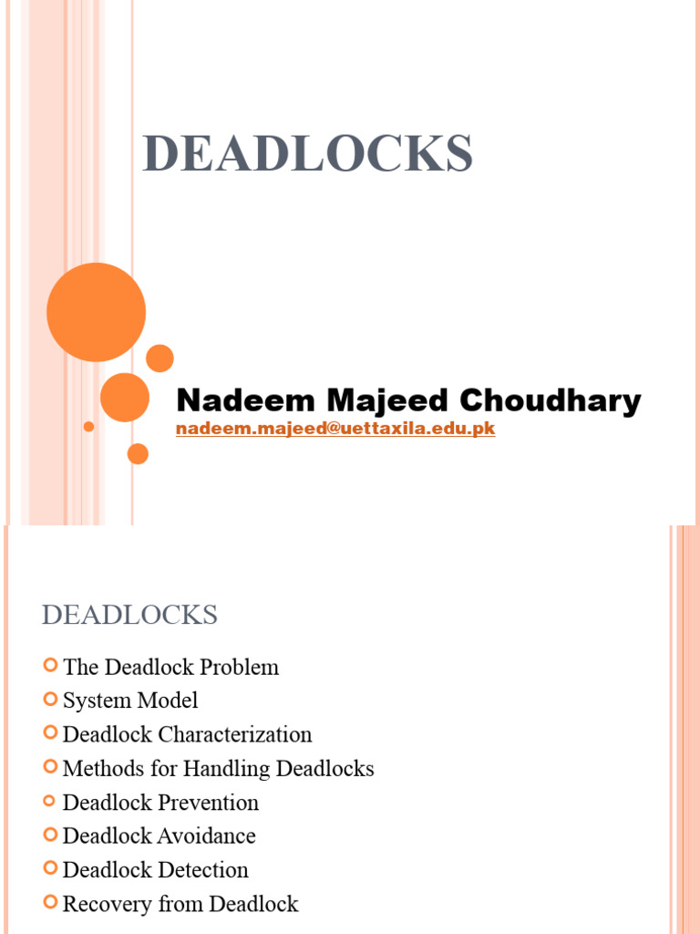 Deadlocks | PDF