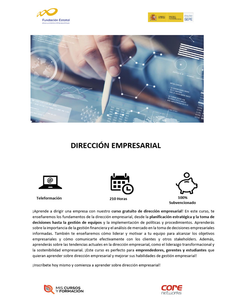 ADGD071PO DIRECCION EMPRESARIAL - Miscursosyformacion | PDF