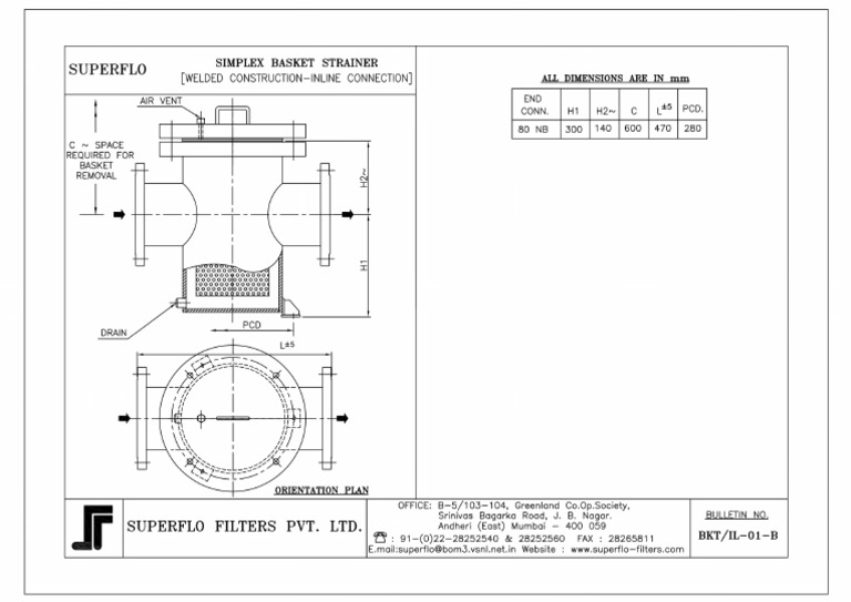 Filter Tech Drawings | PDF