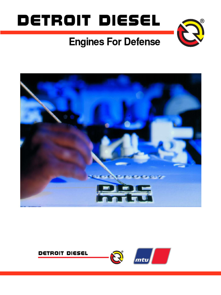 Detroit Diesel Defense Engine Solutions | PDF | Computers