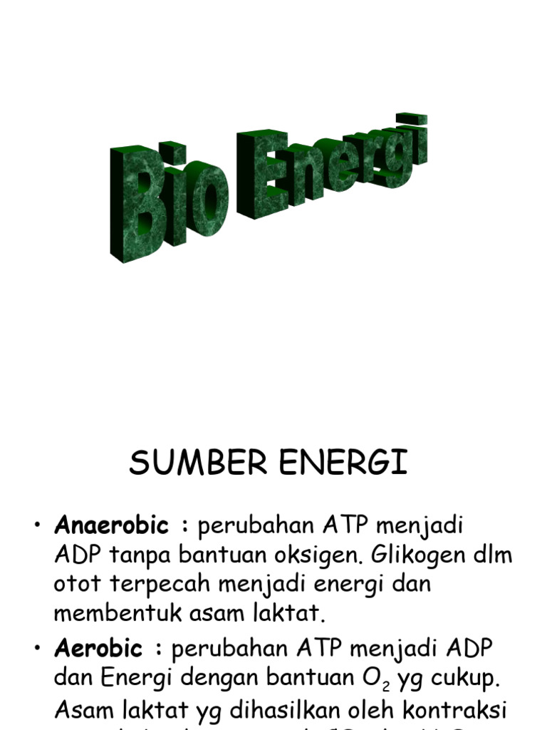 Bio Energi | PDF
