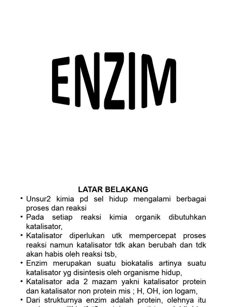 ENZIM | PDF