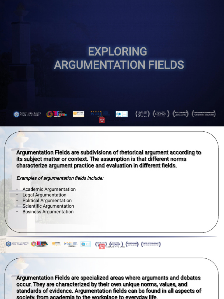 Argumentation Fields | PDF