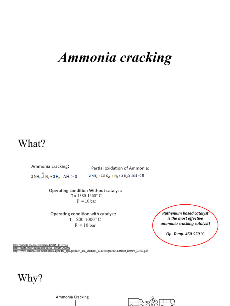 Ammonia Cracking (Using ATR) | PDF