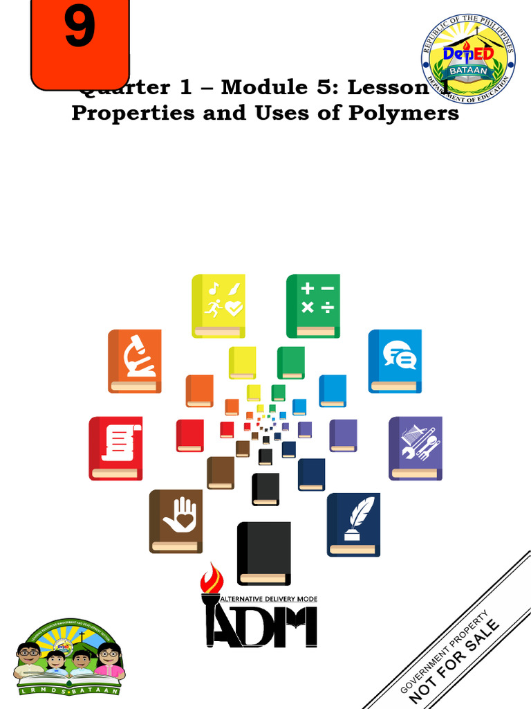 Consumer-Chemistry-9 q1 Mod5 Usesandpropertiesofpolymer V1final-Edited ...