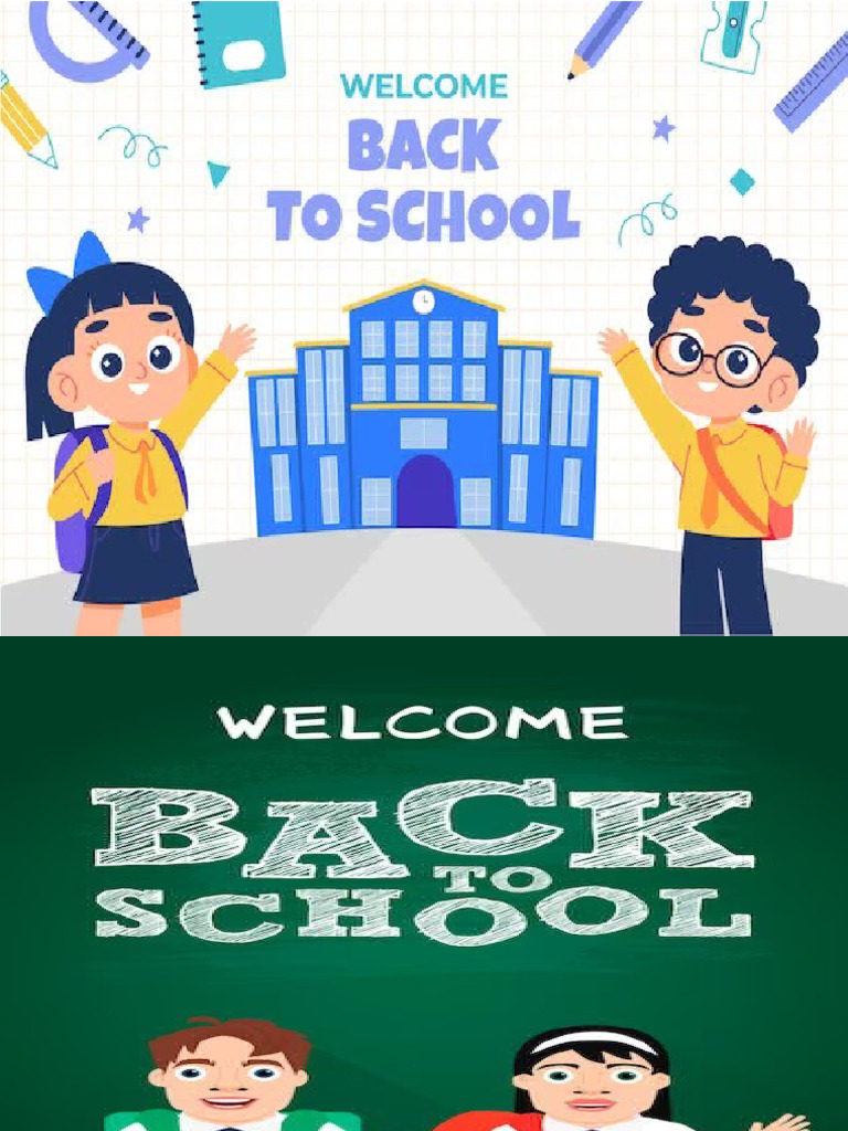 Welcome Back To School | PDF