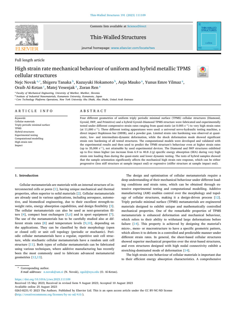 Impact Compression-Thin Membrane | PDF | Deformation (Engineering ...