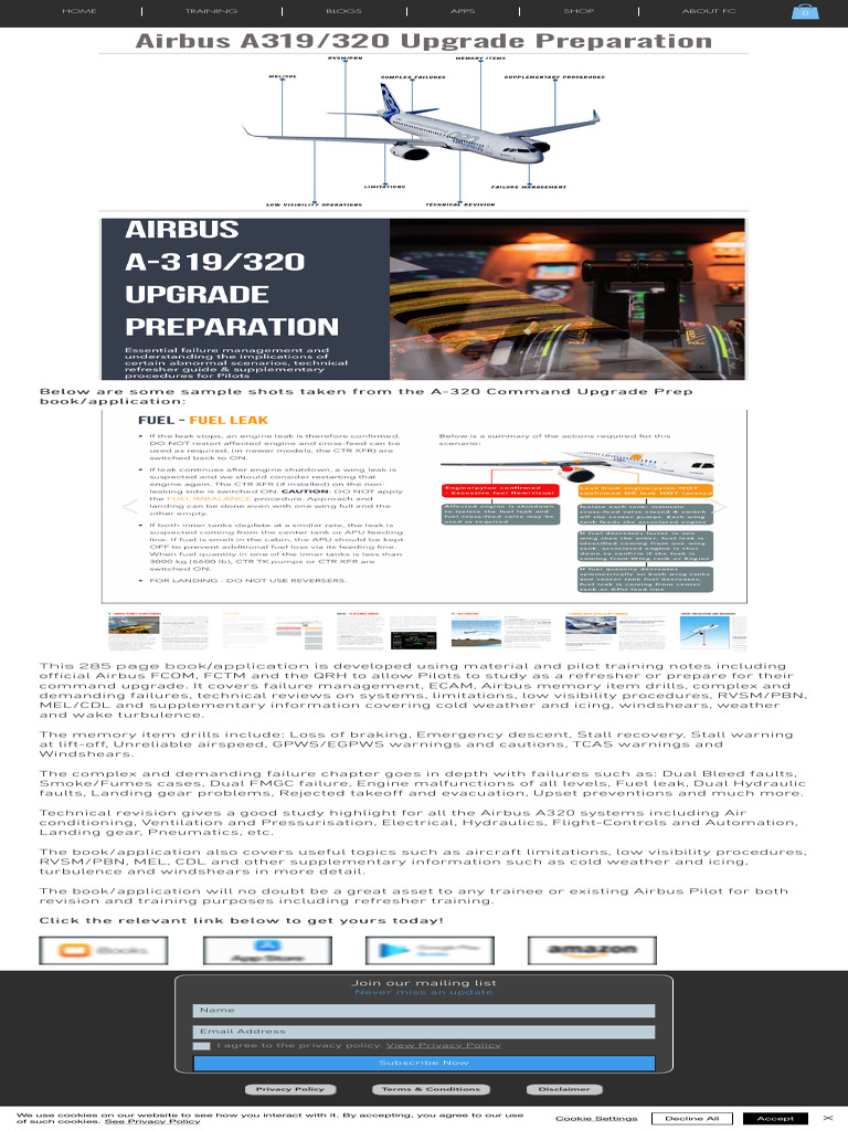 Airbus A319320 Upgrade Preparation Book by Captain Faraz Sheikh 3 | PDF | Aviation | Aircraft