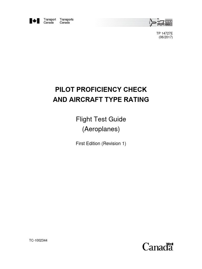 Pilot Proficiency Check Aircraft Type Rating | PDF | Instrument Flight ...
