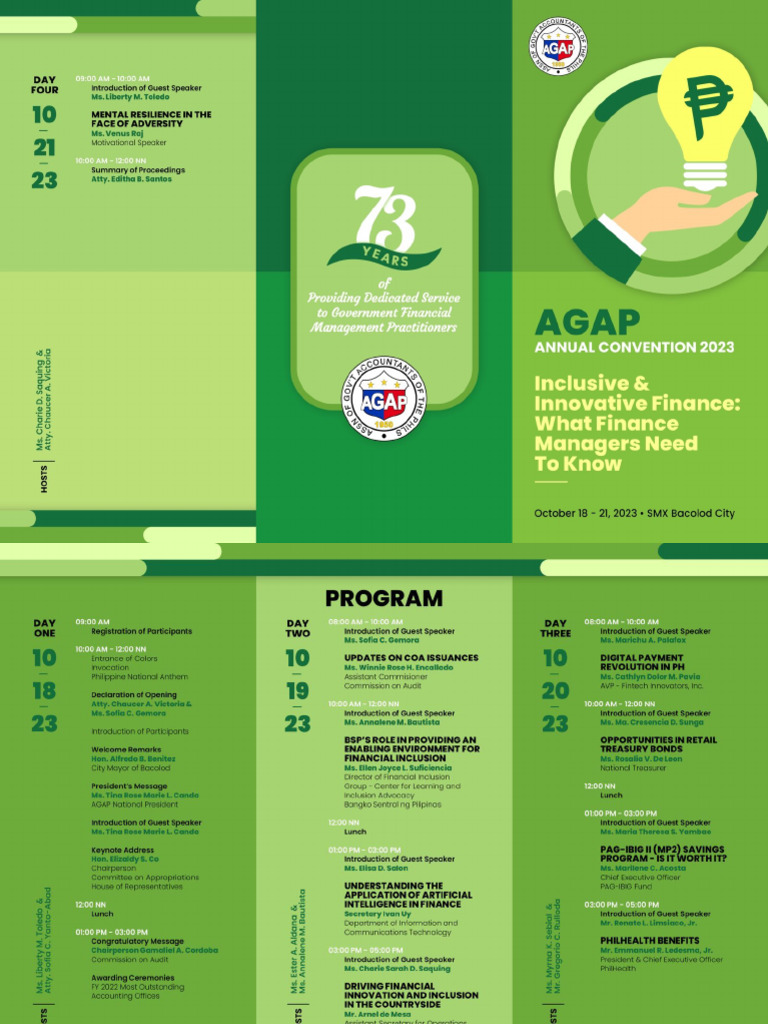 AGAP 2023 Program | PDF