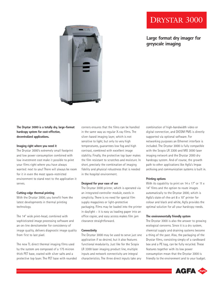 Drystar 3000 en | PDF | Printer (Computing) | Computing