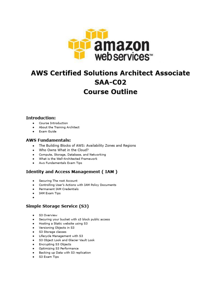 AWS Certified Solutions Architect Associate SAA-C02 | PDF | Data | Online Services