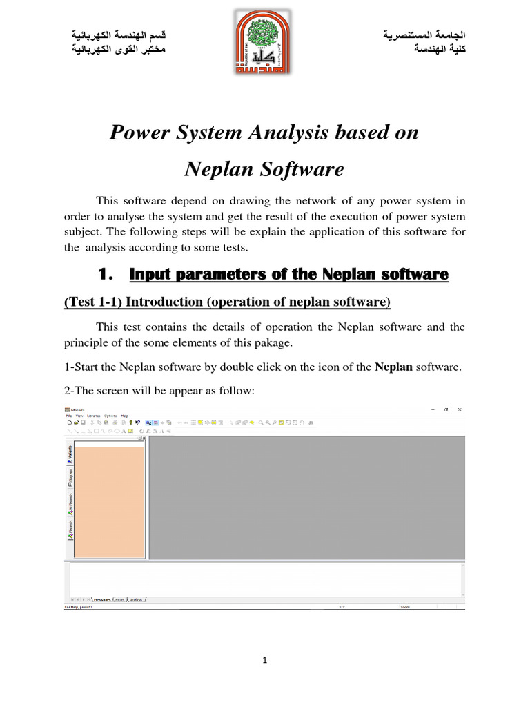Power System Analysis with Neplan Software | PDF | Quantity | Materials Science