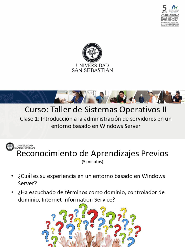 TSOII C1 1 Clase1 | PDF | Directorio Activo | Microsoft Windows