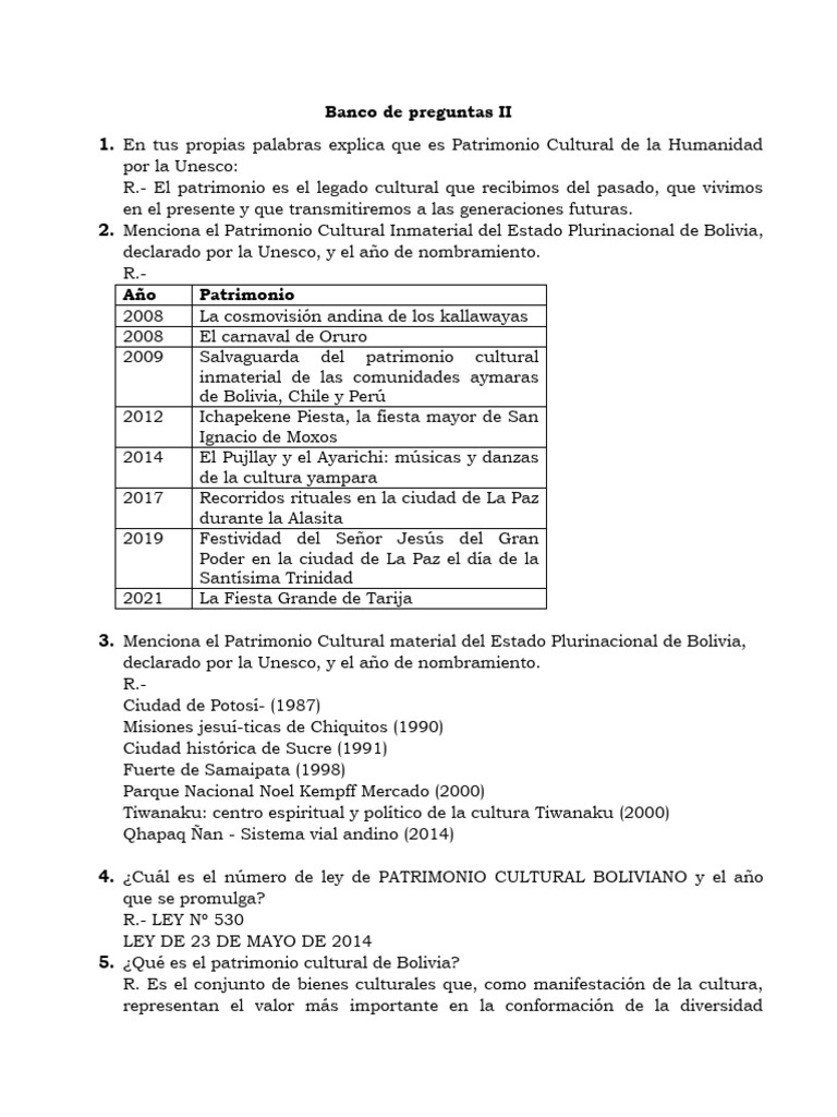 Null | PDF | Bolivia | Patrimonio cultural