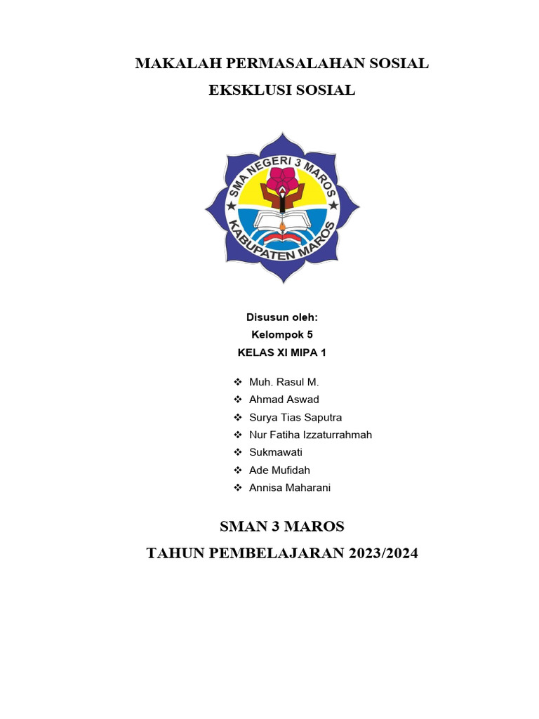 Eksluuvi | PDF | Ilmu Sosial | Sains & Matematika