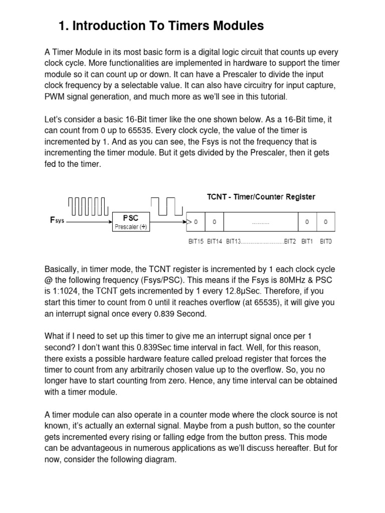 Timers Stm32 Pdf
