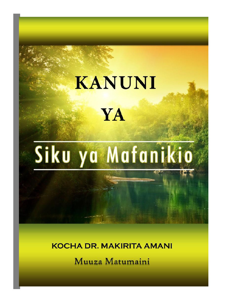 Preview Kanuni Ya Siku Ya Mafanikio | PDF
