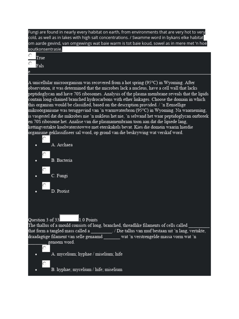 Mkbs 325 CT1 | PDF | Fungus | Archaea