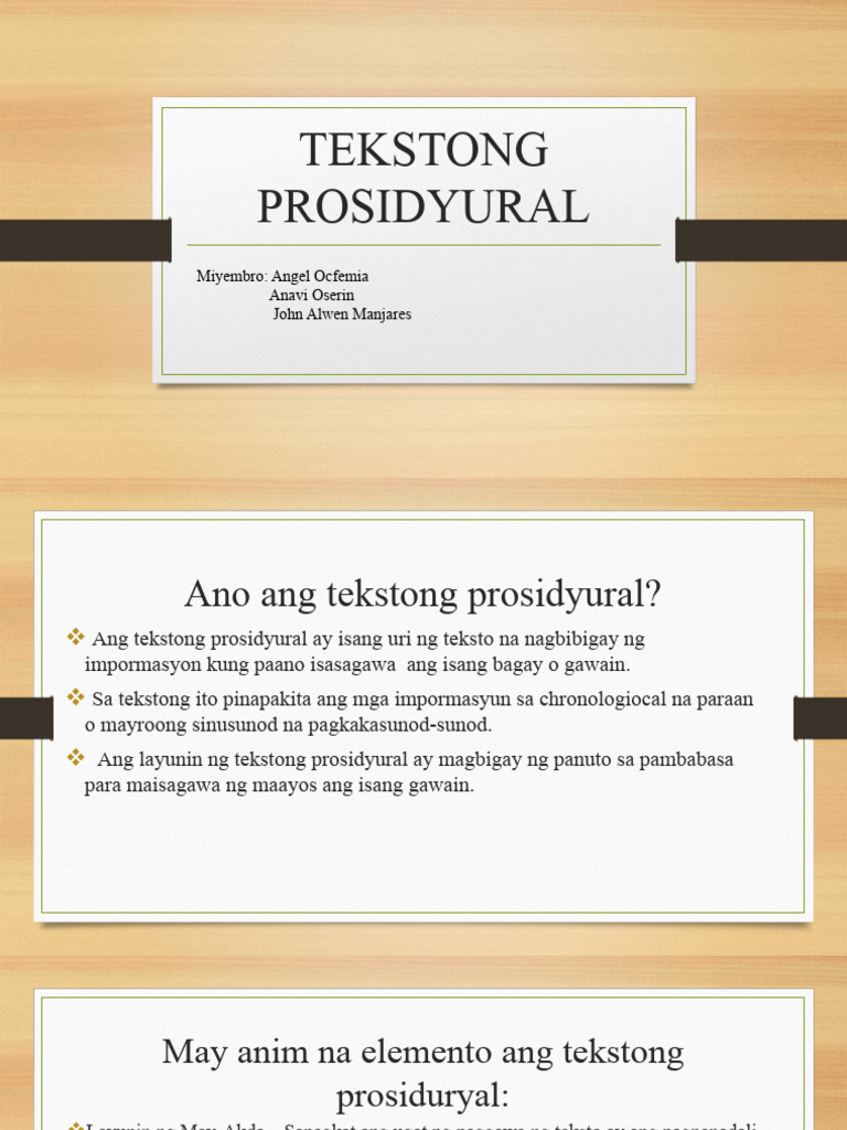 Tekstong Prosidyural | PDF