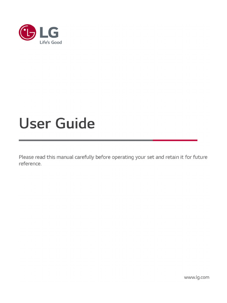 LG 32LQ63006LA User Manual | PDF