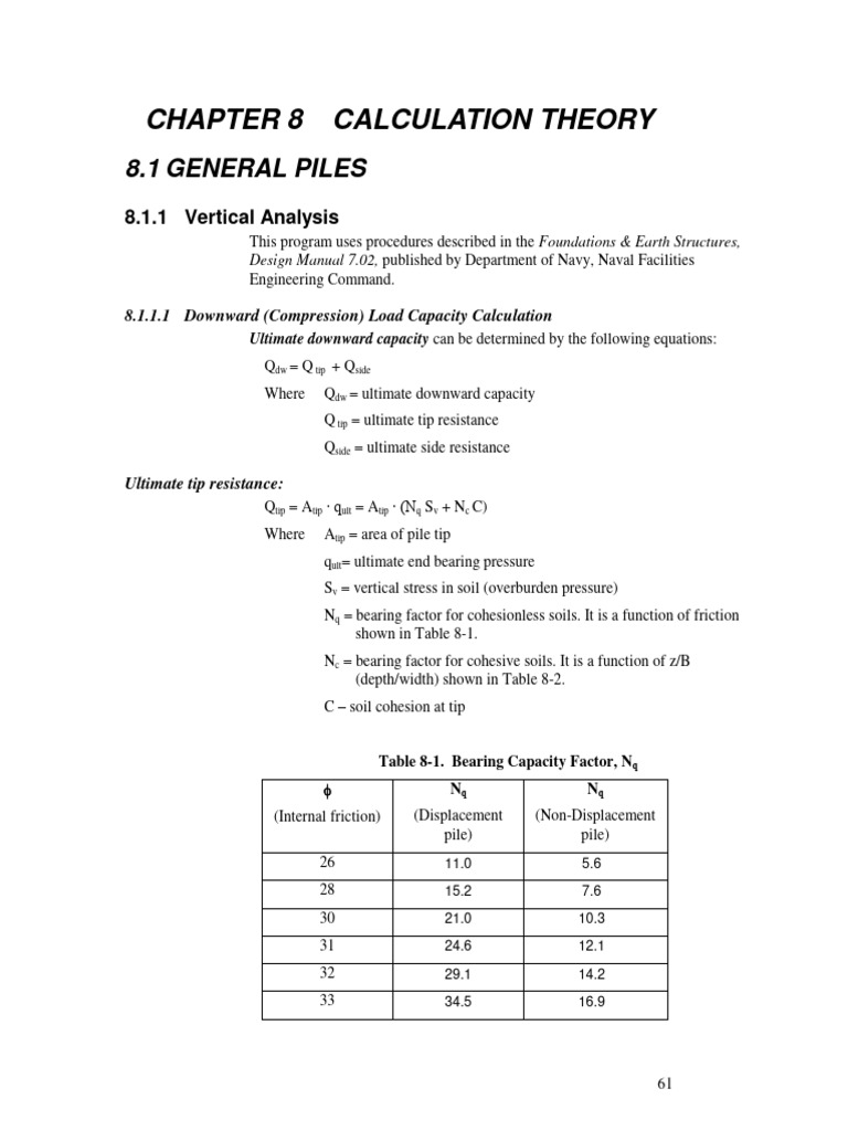 Theory - Allpile Manual | PDF | Deep Foundation | Solid Mechanics