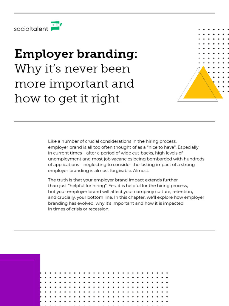 Future of Work Employer Branding | PDF | Employment | Brand