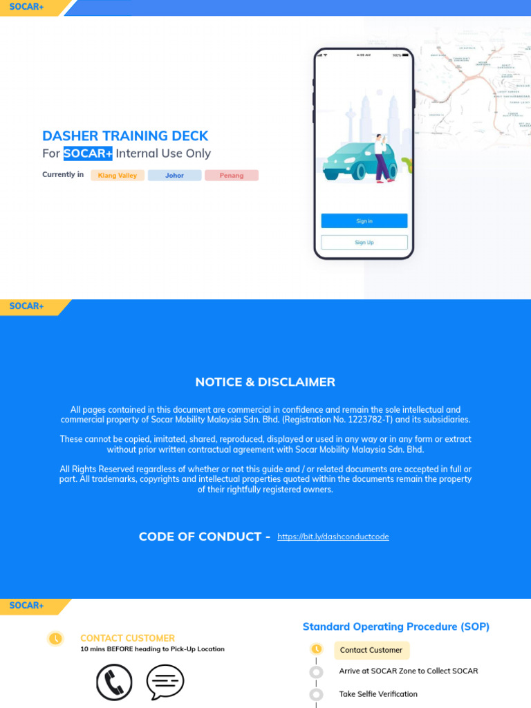 Dasher Training Deck: Socar+ | PDF