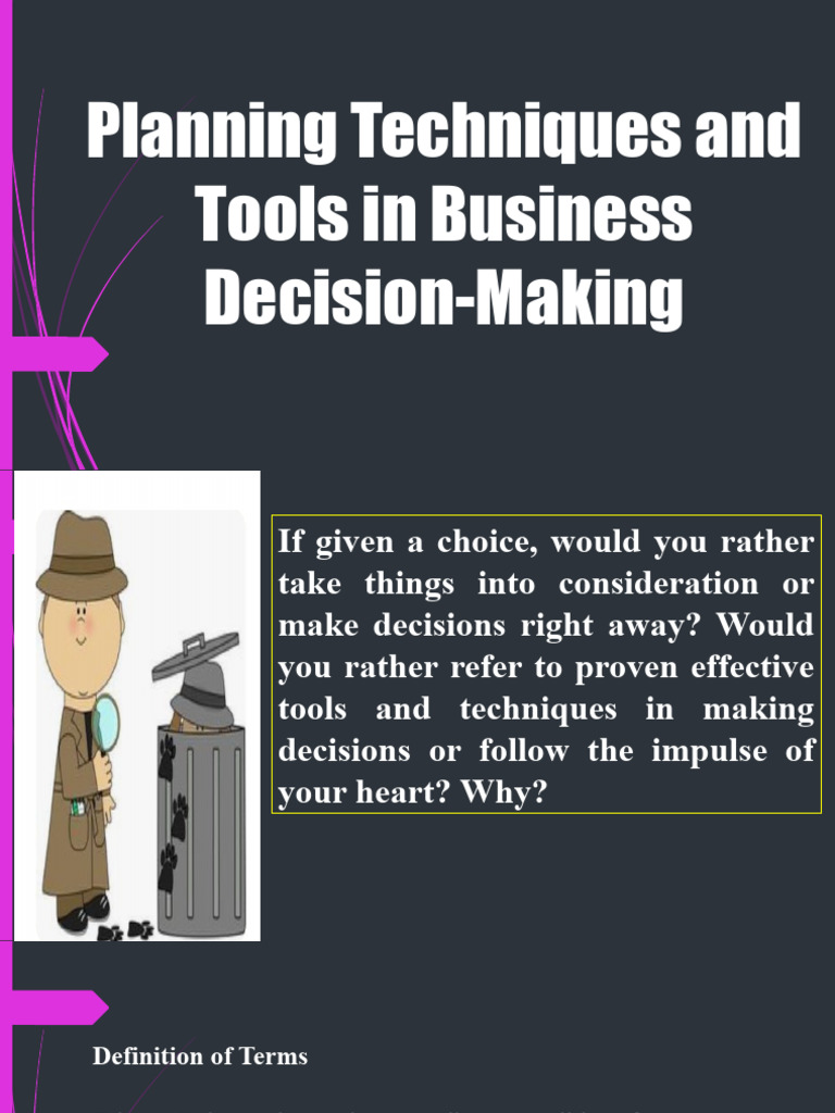 Chapter 5 Module 2 Planning Techniques and Tools | PDF