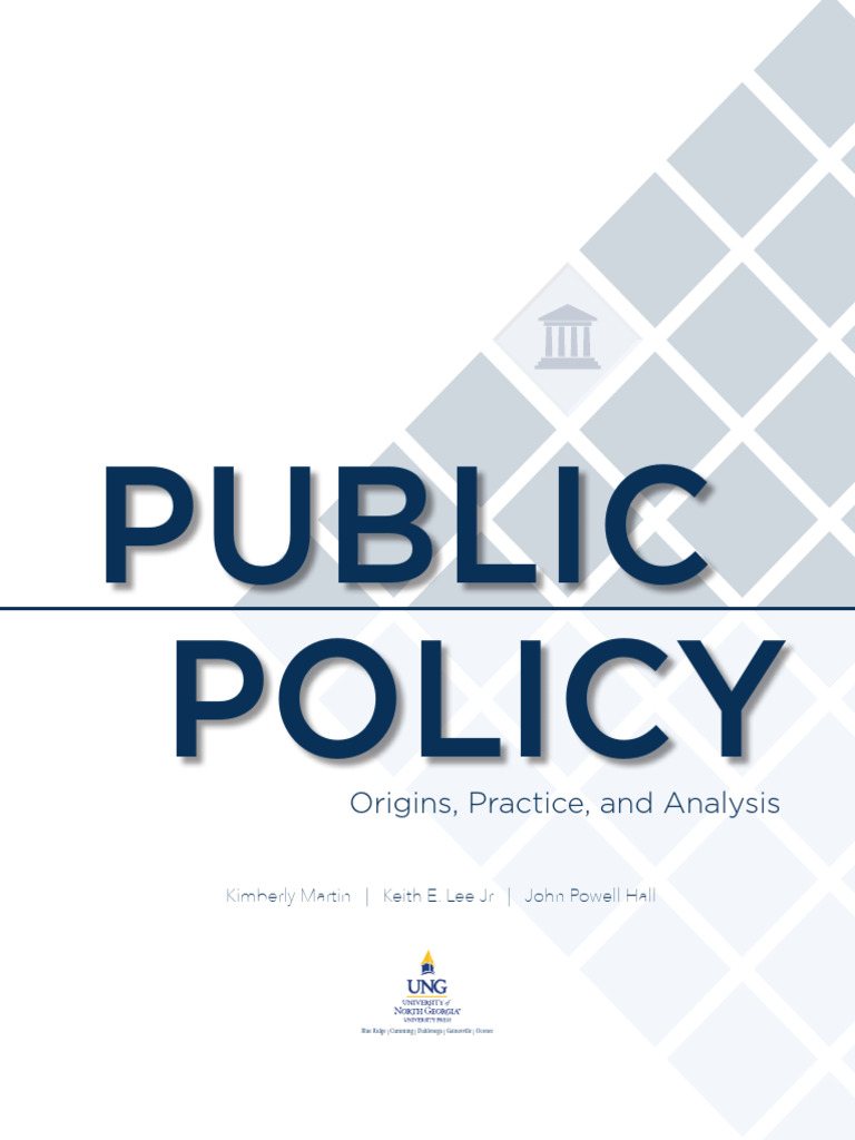 Public Policy Book | PDF