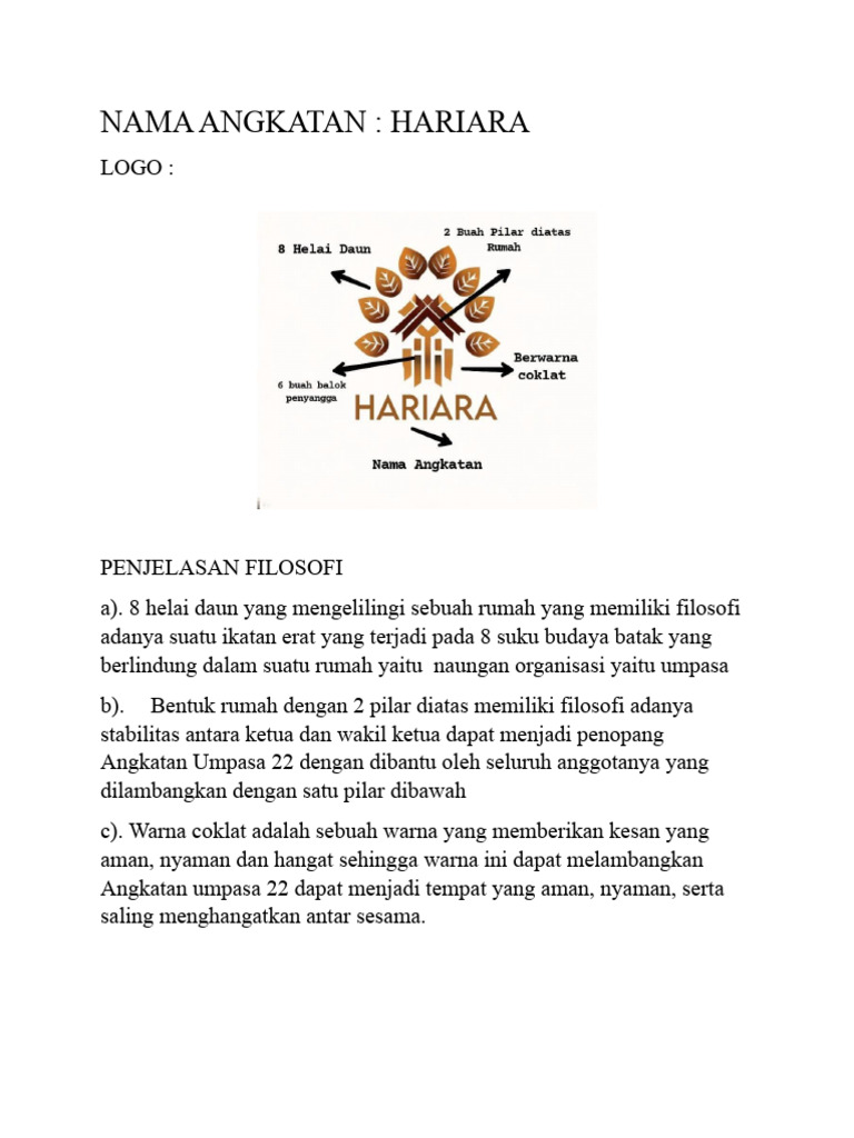 Nama Angkatan Dan Filosofi | PDF
