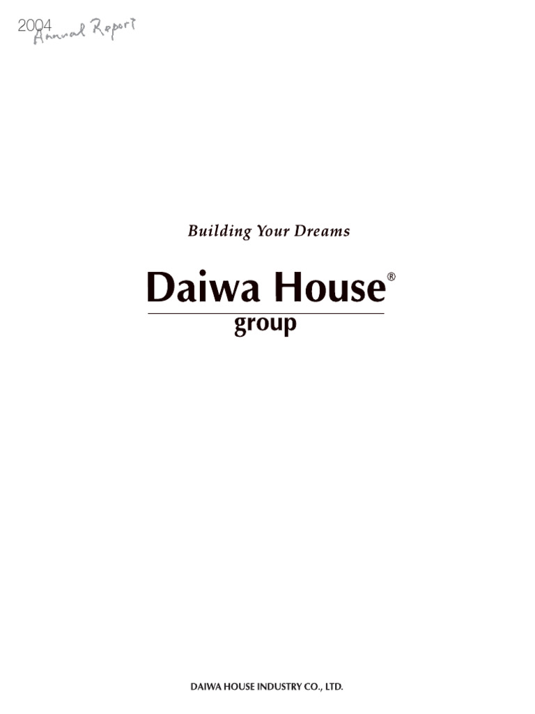 Daiwa House 2004 | PDF