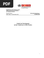 Schedule of Who FCTC Cop11 Mop4 | PDF