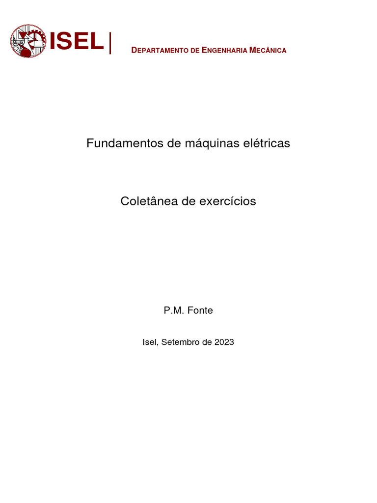 Exercícios FME | PDF