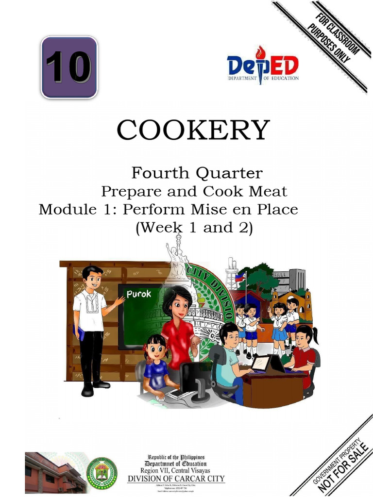 Tle-10-Cookery SLM q4 m1 | PDF | Beef | Steak