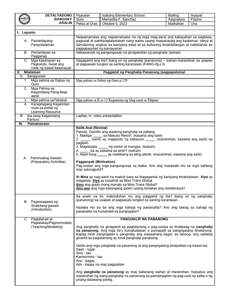 FIL DLP DAY 4 Oct 6 | PDF