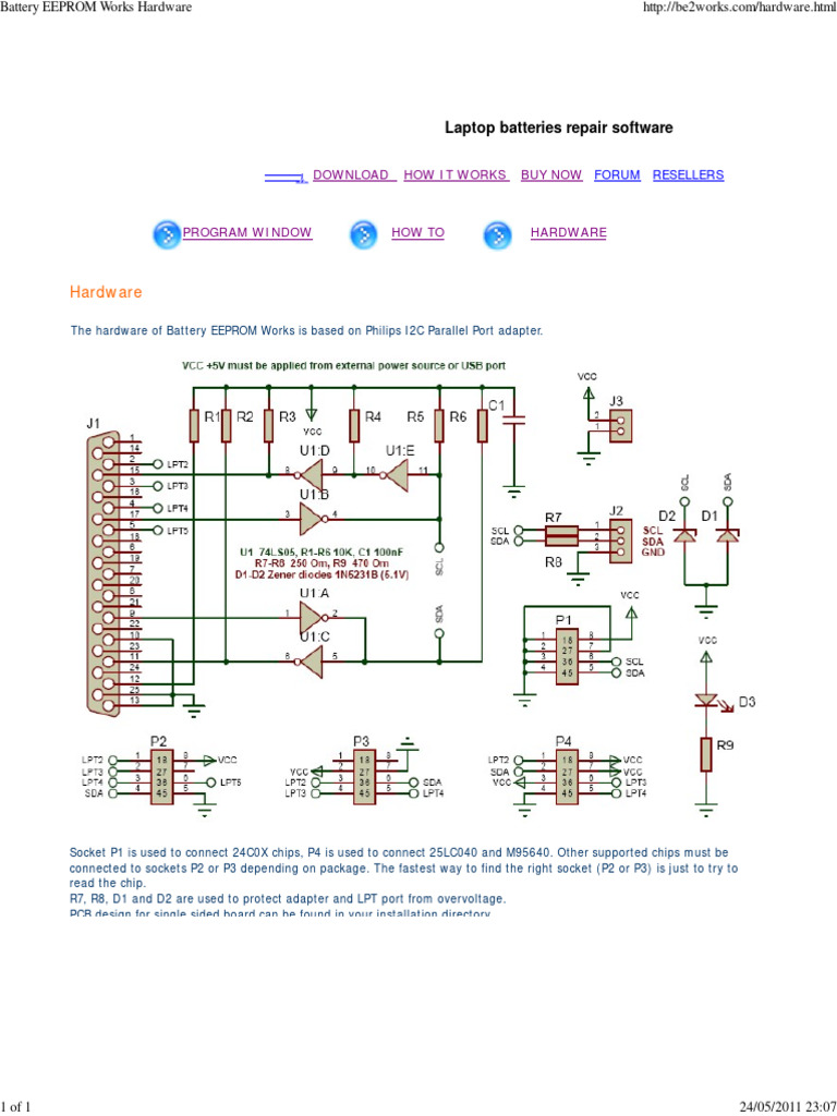 Battery EEPROM Works Hardware | PDF
