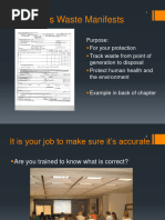 Waste Manifest | PDF | Waste | Waste Management