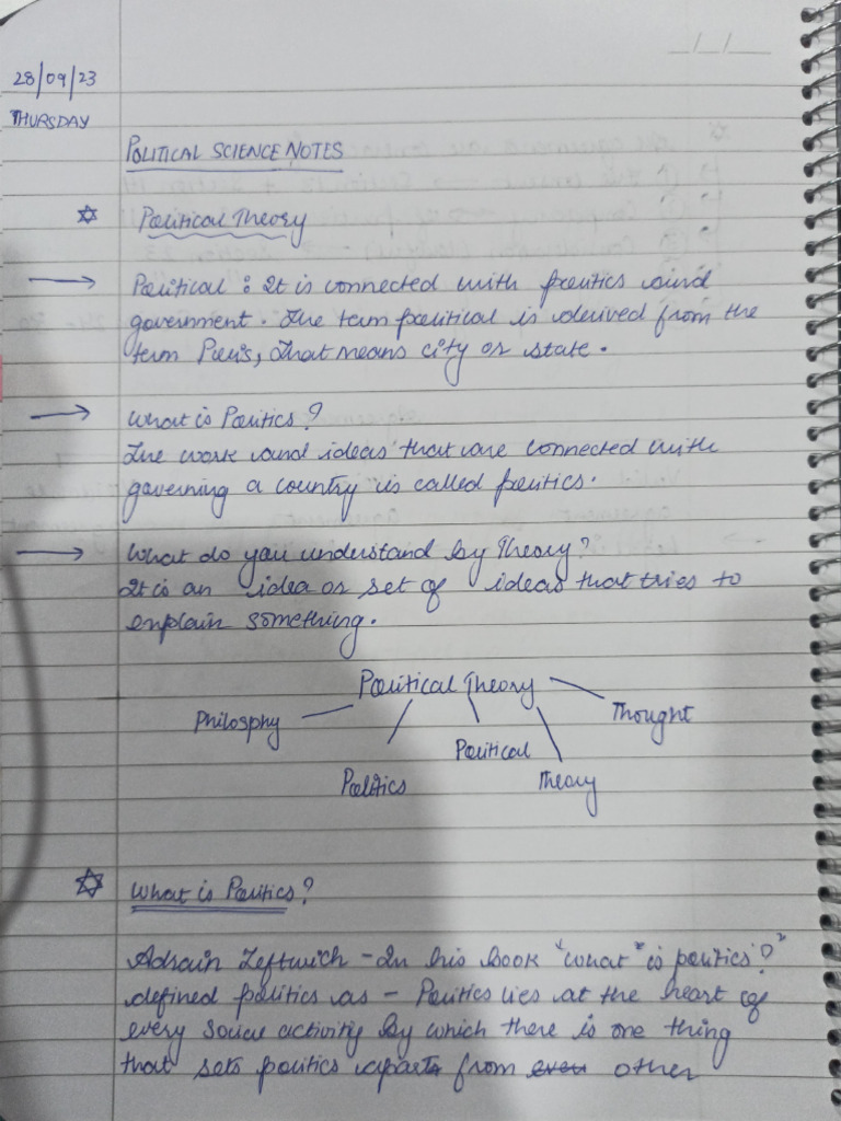 Political Science Notes | PDF