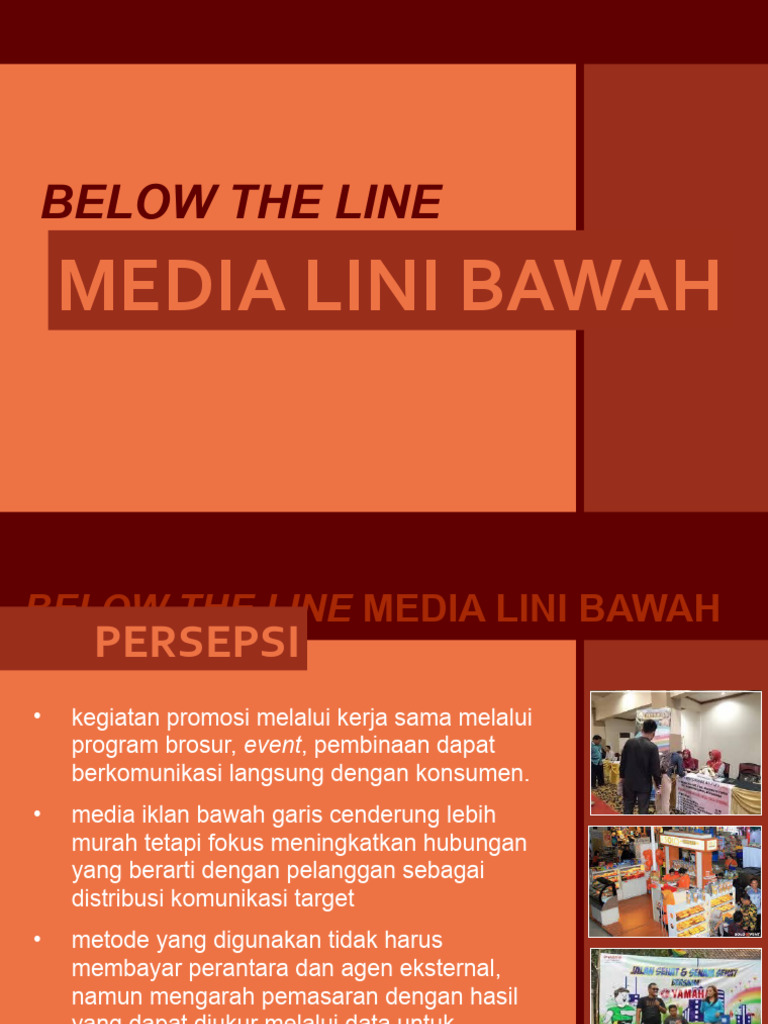 Strategi Promosi Below the Line | PDF
