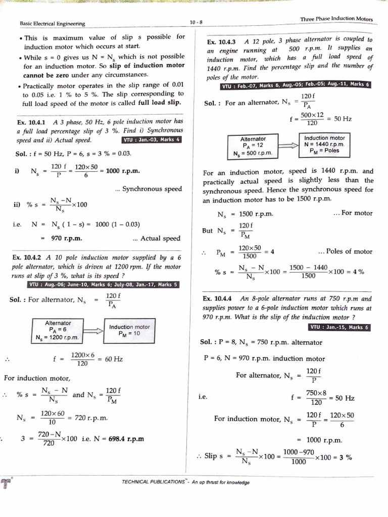 Induction Motor Problems | PDF