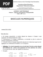 Logique-Sequentielle-Cours-Bascule - PDF (1) - 030917 | PDF | Circuit électronique | Données ...