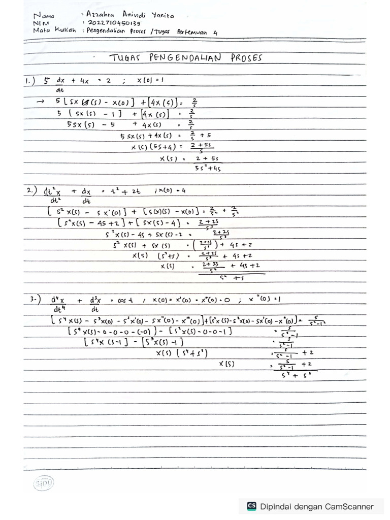 Tugas Pengendalian Proses P4 | PDF