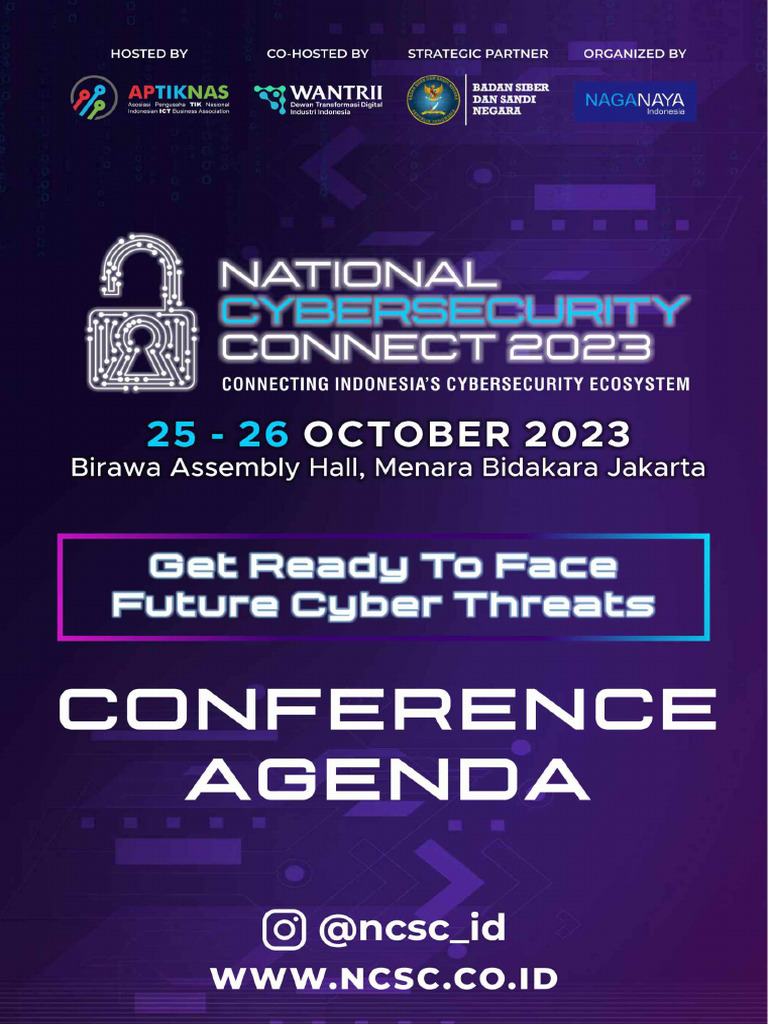 Conference Agenda NCC 2023 - 17 Oct | PDF