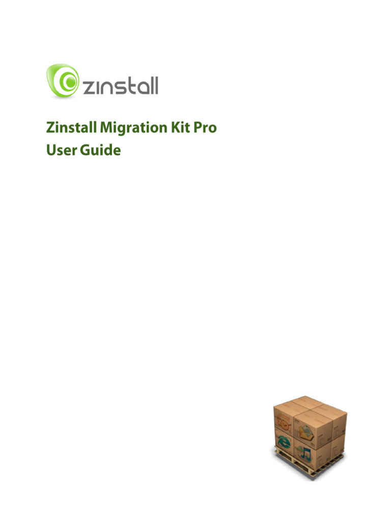 Zinstall User Guide Migration Kit Pro | PDF