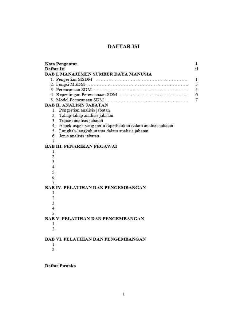Book - SDM, Analisis Jabatan | PDF
