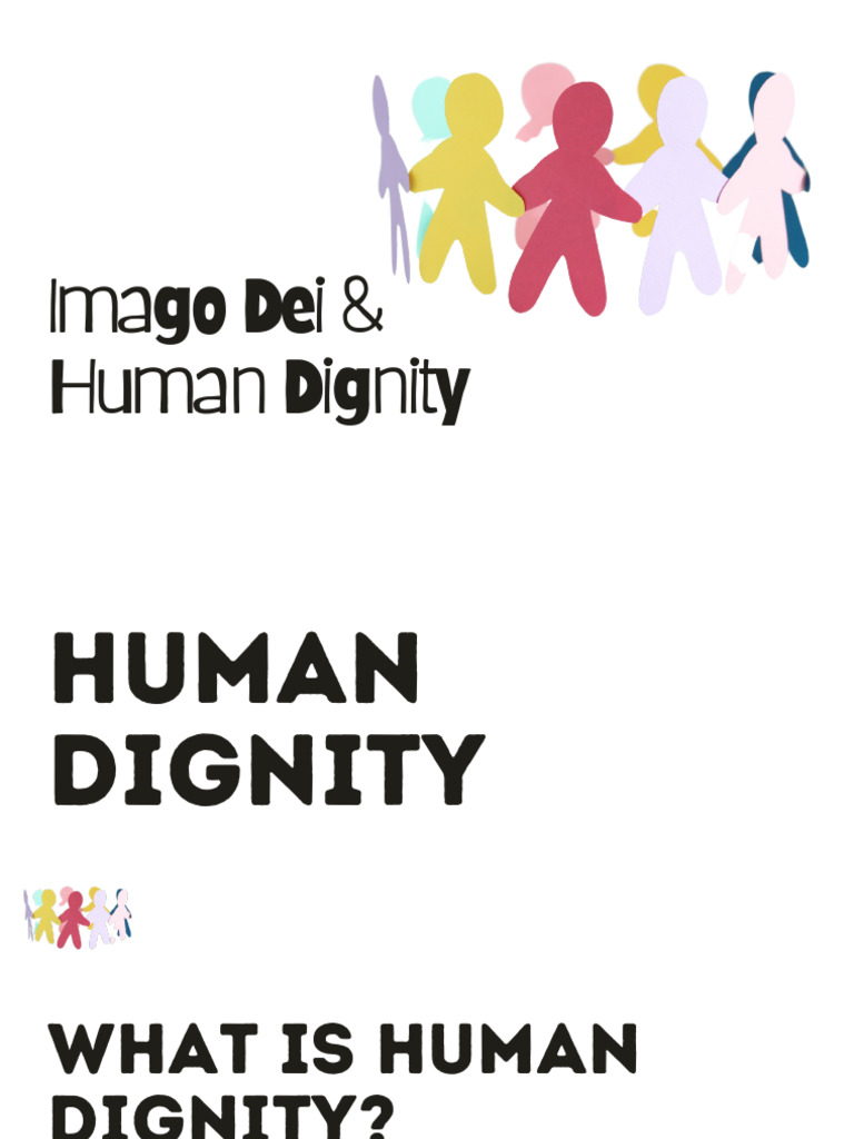 Imago Dei & Human Dignity | PDF
